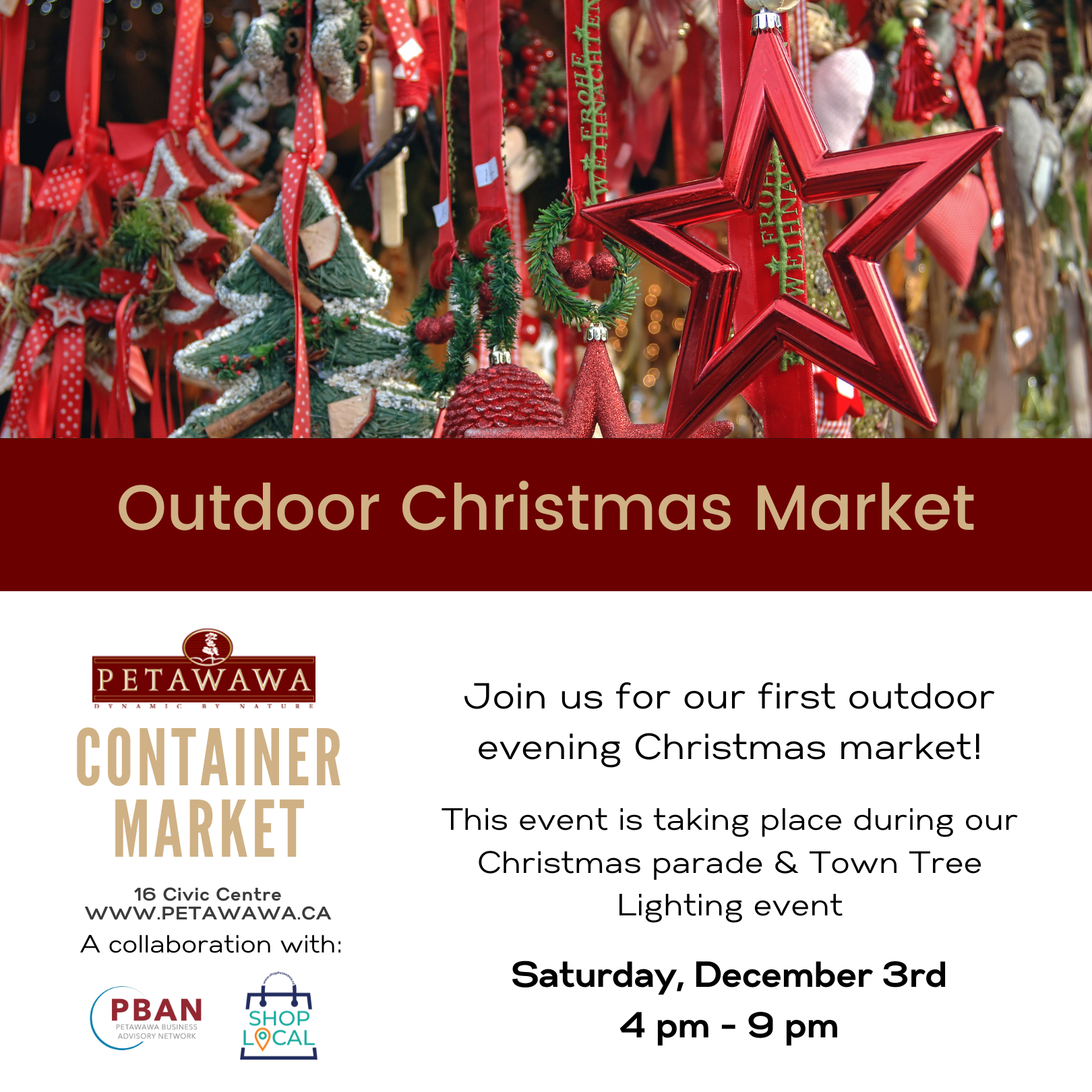 Petawawa Outdoor Christmas Market - Holiday Markets - Taste of the Valley
